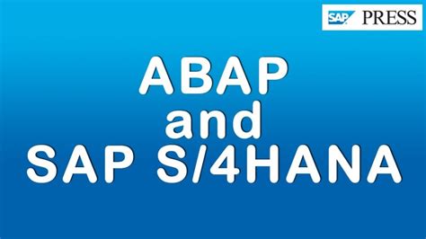 sap press on linkedin learn abap programming abap and sap s 4hana