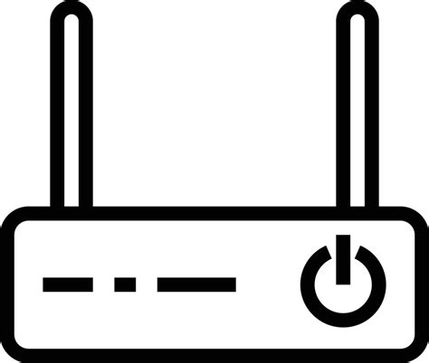 Router Wifi Modem Outline Icon Vector Art At Vecteezy