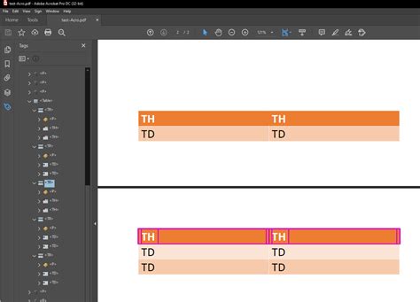 Solved Tagging Repeating Table Header Adobe Product Community 12093763