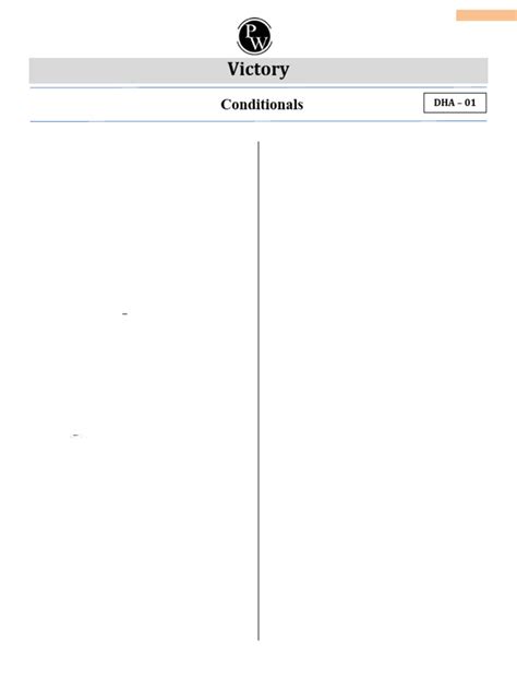 Conditionals Daily Home Assignment 01 Victory 2024 Icse Pdf