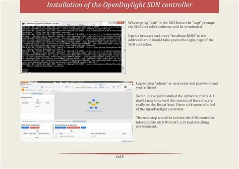 Installation Of The Opendaylight Sdn Controller