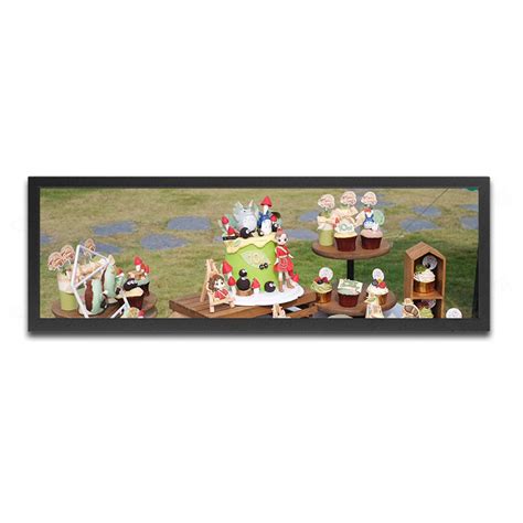 48 Long Narrow Android Wide Advertising Screen Stretch Bar Lcd Display Digital Signage And