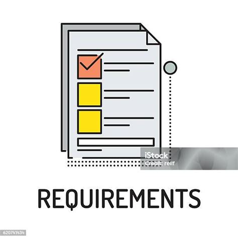Icône Requirements Lin Vecteurs Libres De Droits Et Plus Dimages Vectorielles De Activité Avec