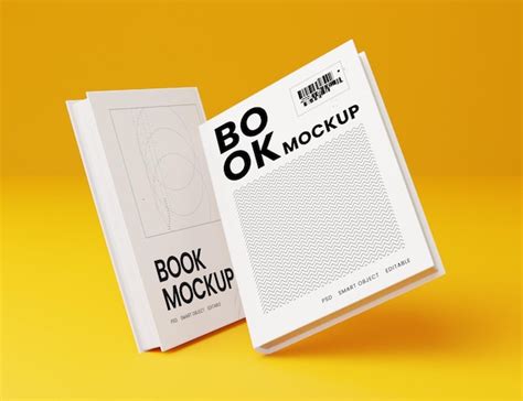 책 표지 모형 프리미엄 Psd 파일