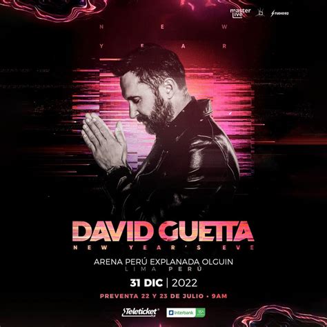 David Guetta En Lima Fecha Zonas Venta De Entradas Descuentos Y Más Detalles Sobre Su