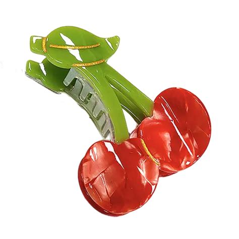 Cherry Acrylic Hair Clip My Sicilian Love Affair