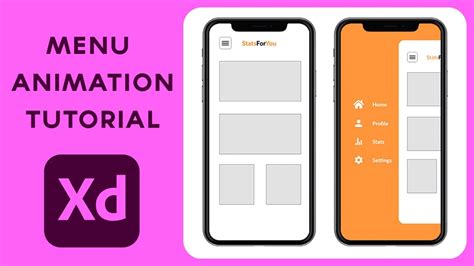 Slide Menu Animation Adobe Xd Tutorial Web Design Tutorials