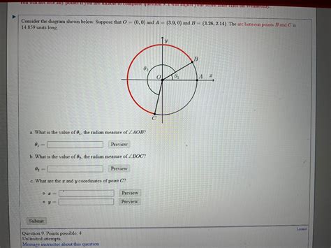Consider The Diagram Shown Below Suppose That O 0 0 And A 3 9 0