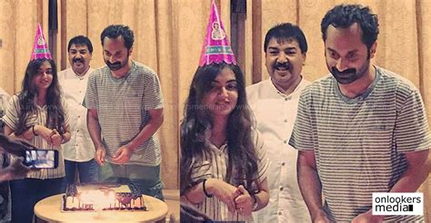 Fahadh Faasil Celebrates His Birthday With Nazriya And The Trance Team