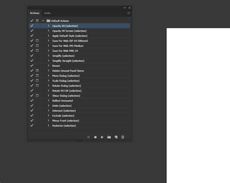 action in illustrator using the action feature of adobe illustrator 2020