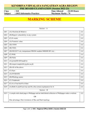XII IP Practical List KENDRIYA VIDYALAYA NAMRUP Class XII IP Session