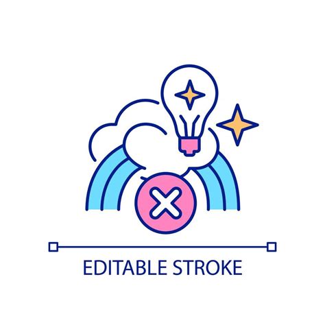 Creative Thinking Restriction Rgb Color Icon Standardization Of Workflow Corporate Rules