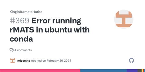 error running rmats in ubuntu with conda · issue 369 · xinglab rmats