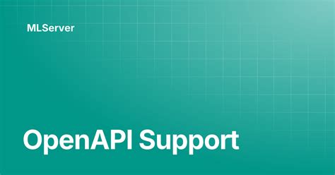 Openapi Support Mlserver