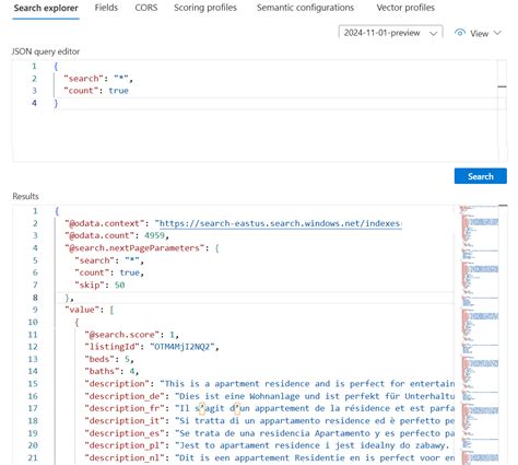 Azure Cognitive Search Query Results Are Not Json But String In Unicode