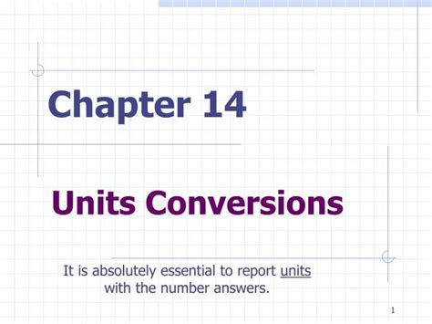 PPT Units Conversions PowerPoint Presentation Free Download ID 1427092