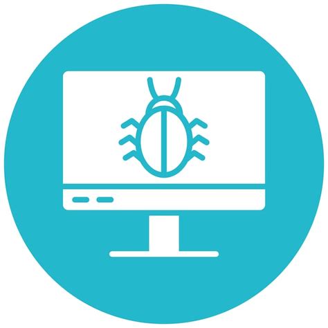 Premium Vector Computer Bug Vector Illustration Style