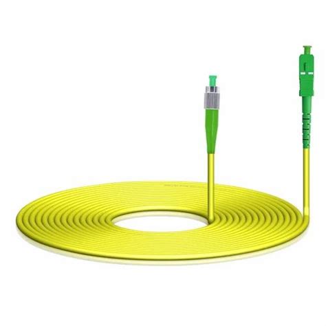 Sc Apc To Fc Apc Sm Sx Lszh Mm Sc To Fc Single Mode Yellow At Piece In Surat
