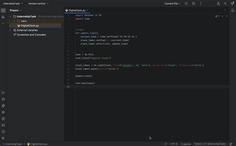 Rajesh Kumar On Linkedin 🚀 Project Showcase Digital Clock With Python