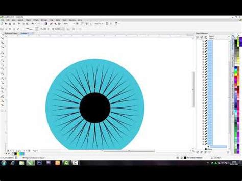 Cara Mudah Membuat Vector Mata Bagi Pemula Di CorelDraw X8 YouTube