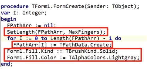 Implementing Multi Touch Using Embarcadero Delphi Fmx App