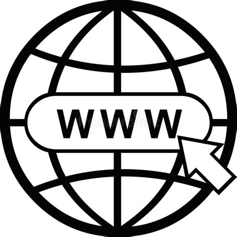 Icon Web Internet Stock Vector Illustration Of Mouse 322664052