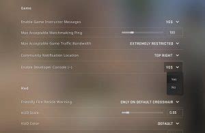 Cómo cambiar FOV campo de visión en CSGO FPS Champion