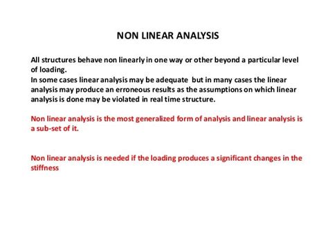 Linear Non Linear