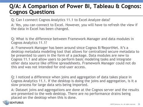 A Comparison Of Power Bi Tableau And Cognos Ppt
