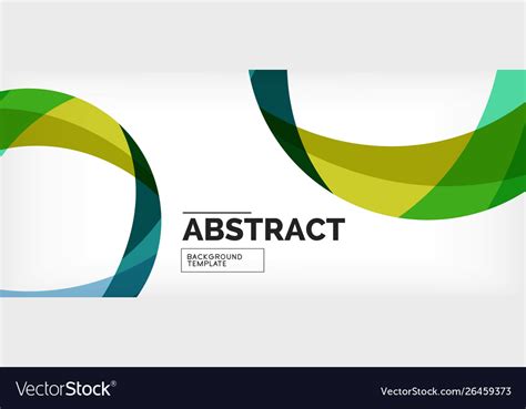 Colorful Wave Lines Abstract Background Color Vector Image