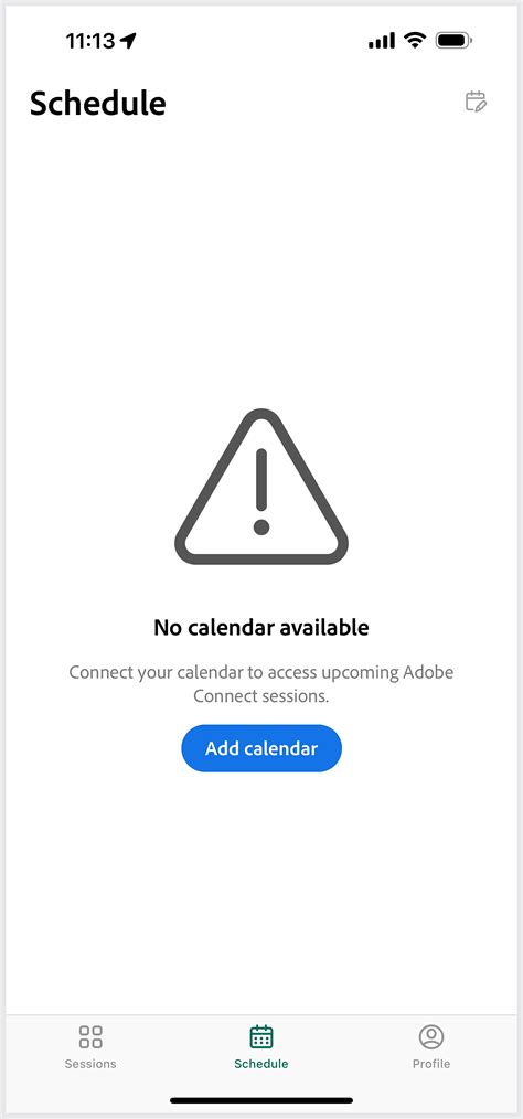 Connect An External Calendar In The Adobe Connect Mobile App