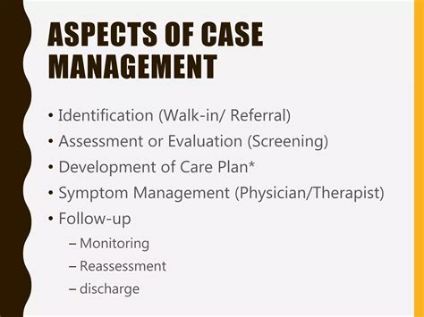Case Management Documentation