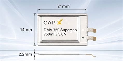 Cap Xx Ultra Thin Supercapacitor For Iot And Battery Less Devices