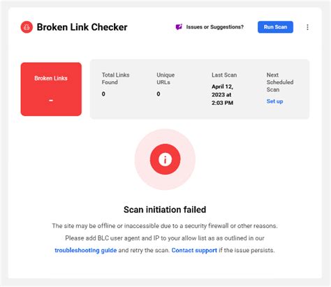Broken Link Checker Plugin Usage Documentation Wpmu Dev