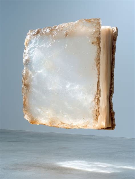 Floating Book Made Of Stone Stock Illustration Illustration Of Shadow Book 342868717