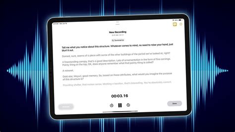 how to record audio and create transcripts in notes in ios 18 ios