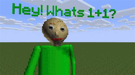 Baldi Vs Minecraft Steve Youtube