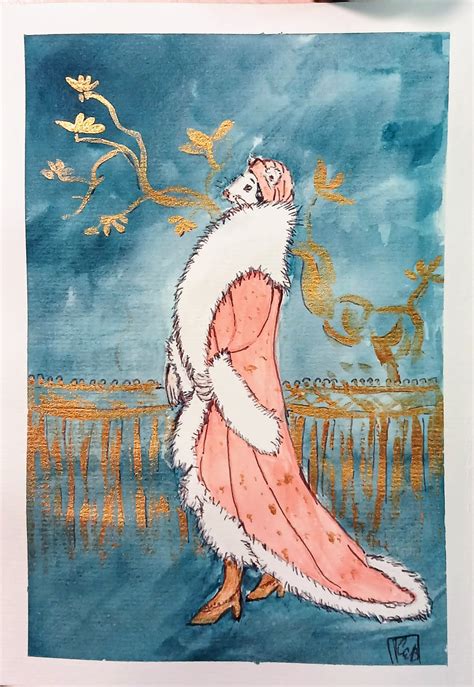 Ілюстрація в стилі Арт Деко Illustratorsua