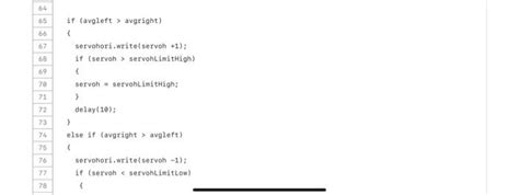 solved include defining servos servo servohori int