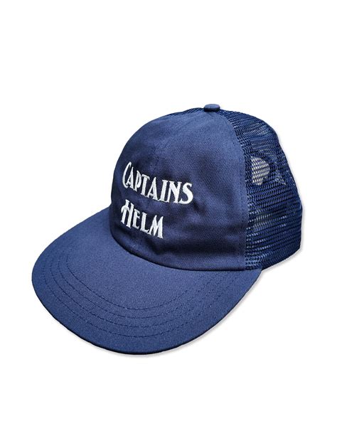 Captains Helm Usa Made Logo Mesh Cap