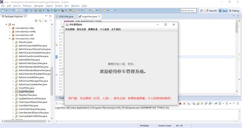 原创课设java swing mysql停车管理系统 代码 当牛作码
