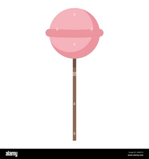 Candy Sweet Lollipop Vector Logo Template Candy Bar Line Icon Vector Sign Linear Outline Logo