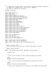 Java MainScreenController Class For Inventory Management Course Hero