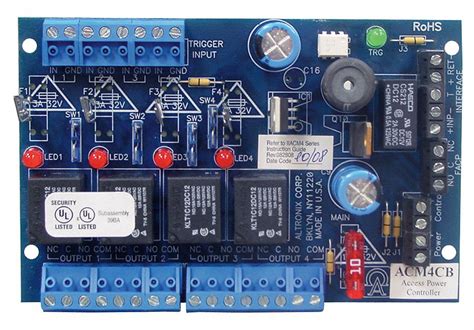 altronix power controller 12 24v ac dc access power controller 4ptc