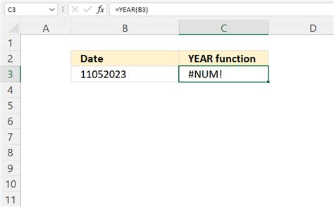 How To Use The YEAR Function
