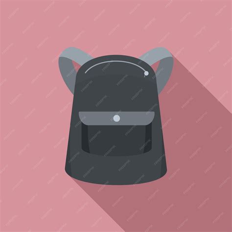 Premium Vector Emmo Backpack Icon Flat Illustration Of Emmo Backpack Vector Icon For Web Design