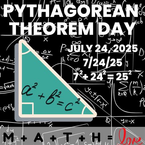 Pythagorean Theorem Day Celebration Ideas Math Love