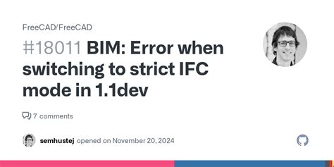 Bim Error When Switching To Strict Ifc Mode In 11dev · Issue 18011