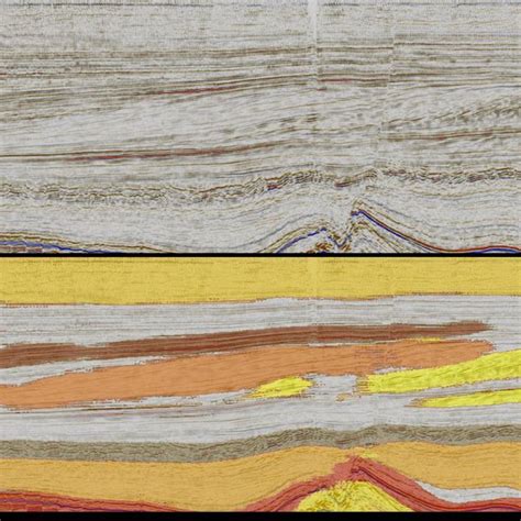 A Input Seismic Data And B Facies Classification Results Download Scientific Diagram