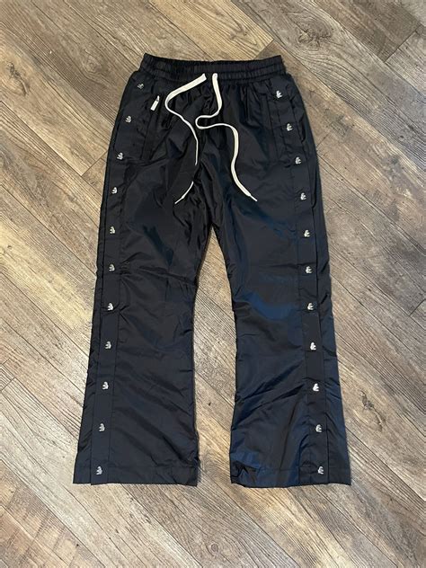 Hellstar Hellstar Waxed Nylon Flare Pants Grailed